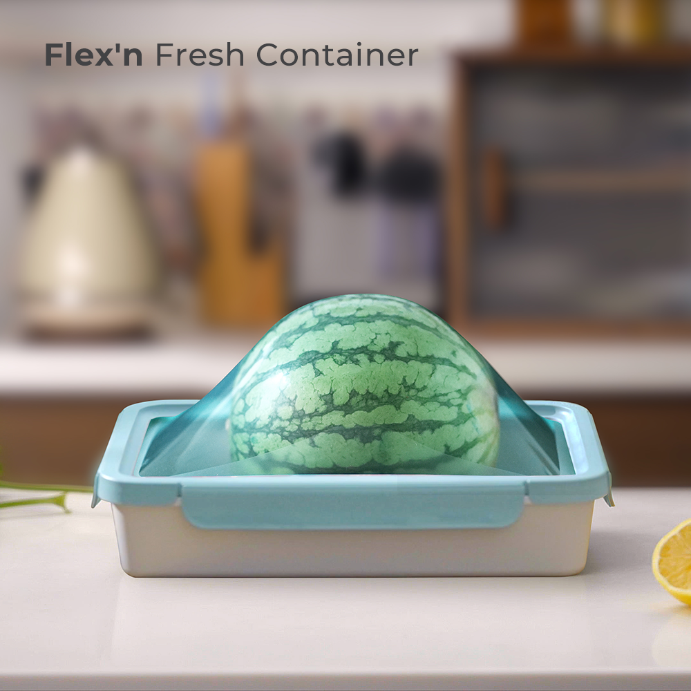 Flex'n Fresh Container – Stretchable, Space-Saving Food Storage ...